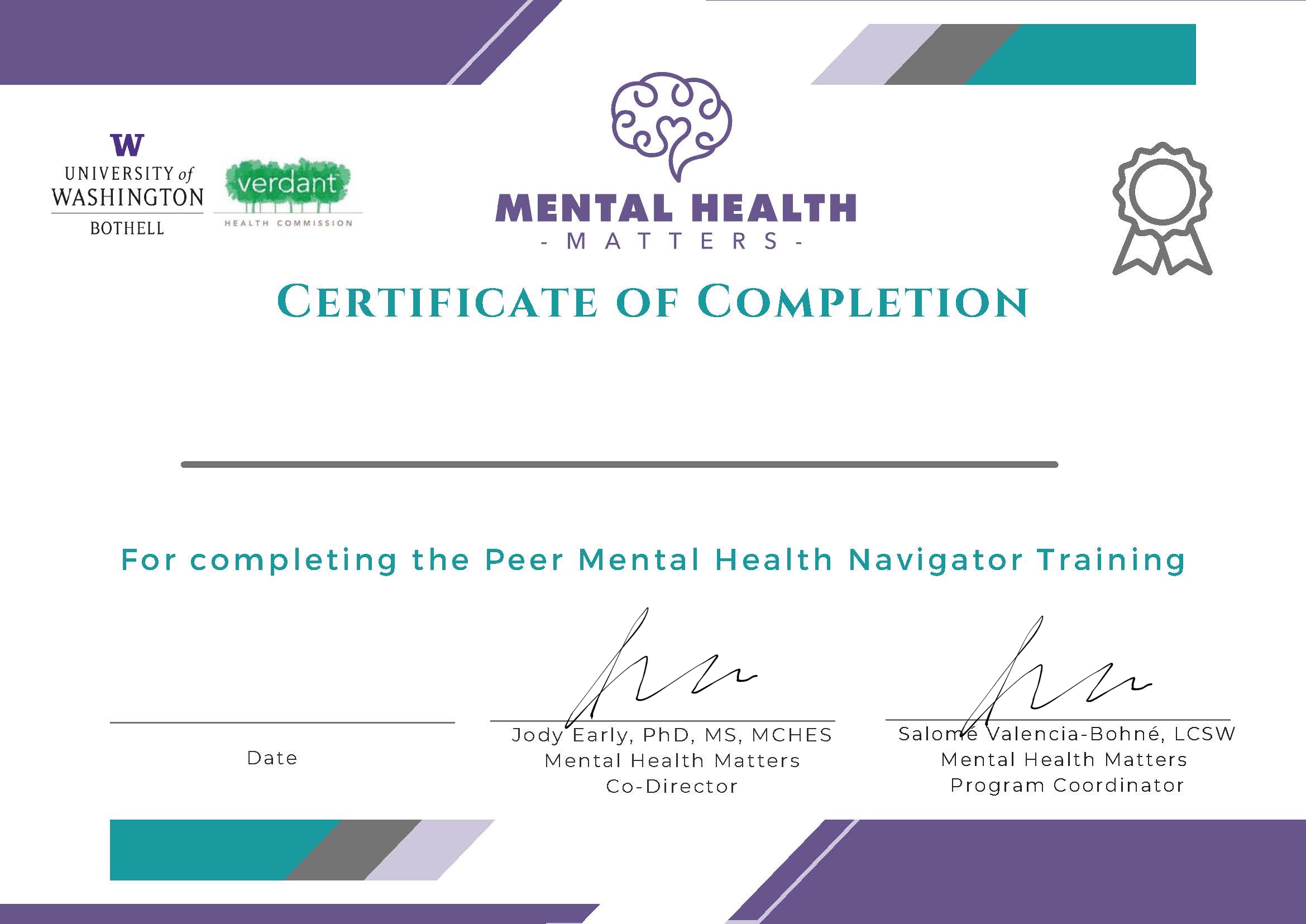 MHM-Certificate-Template2-1 – Mental Health Matters Washington